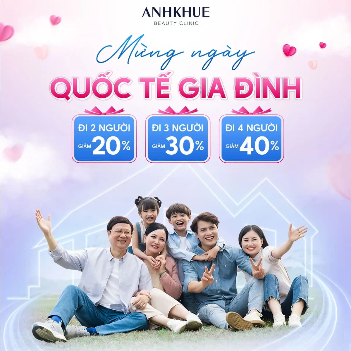 Cùng Anh Khuê chào mừng Ngày Quốc tế Gia đình 15/5 - Anh Khuê Beauty Clinic