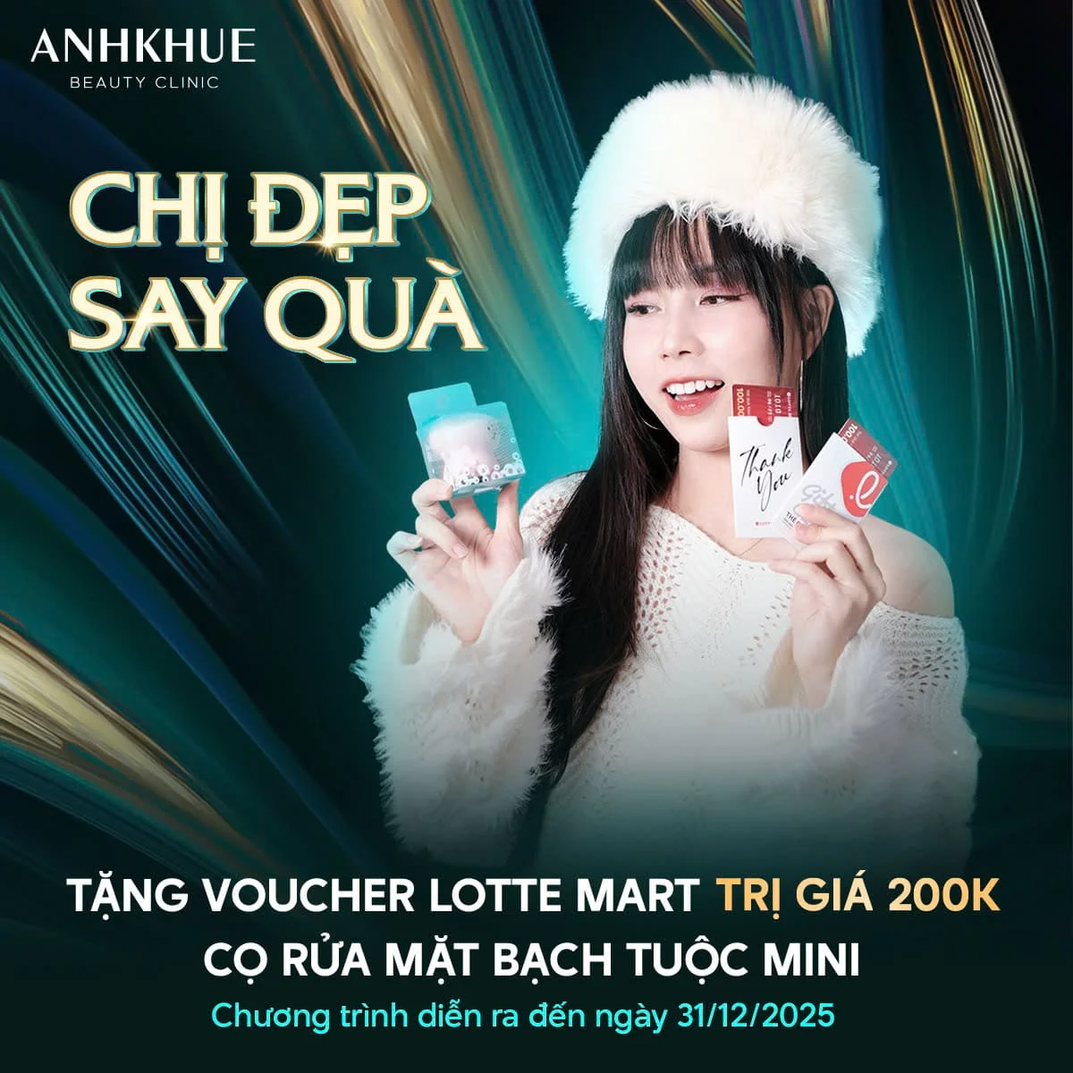 Chị đẹp say quà – Đông này phải đẹp cùng Anh Khuê - Anh Khuê Beauty Clinic